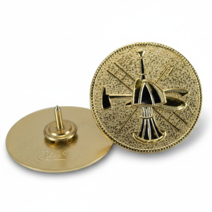 FIREFIGHTER Cap Badge – STOKES INTERNATIONAL